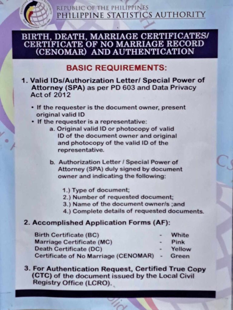 How To Request Birth Certificate Philippine Statistics Authority How To Request Birth Certificate Philippine Statistics Authority