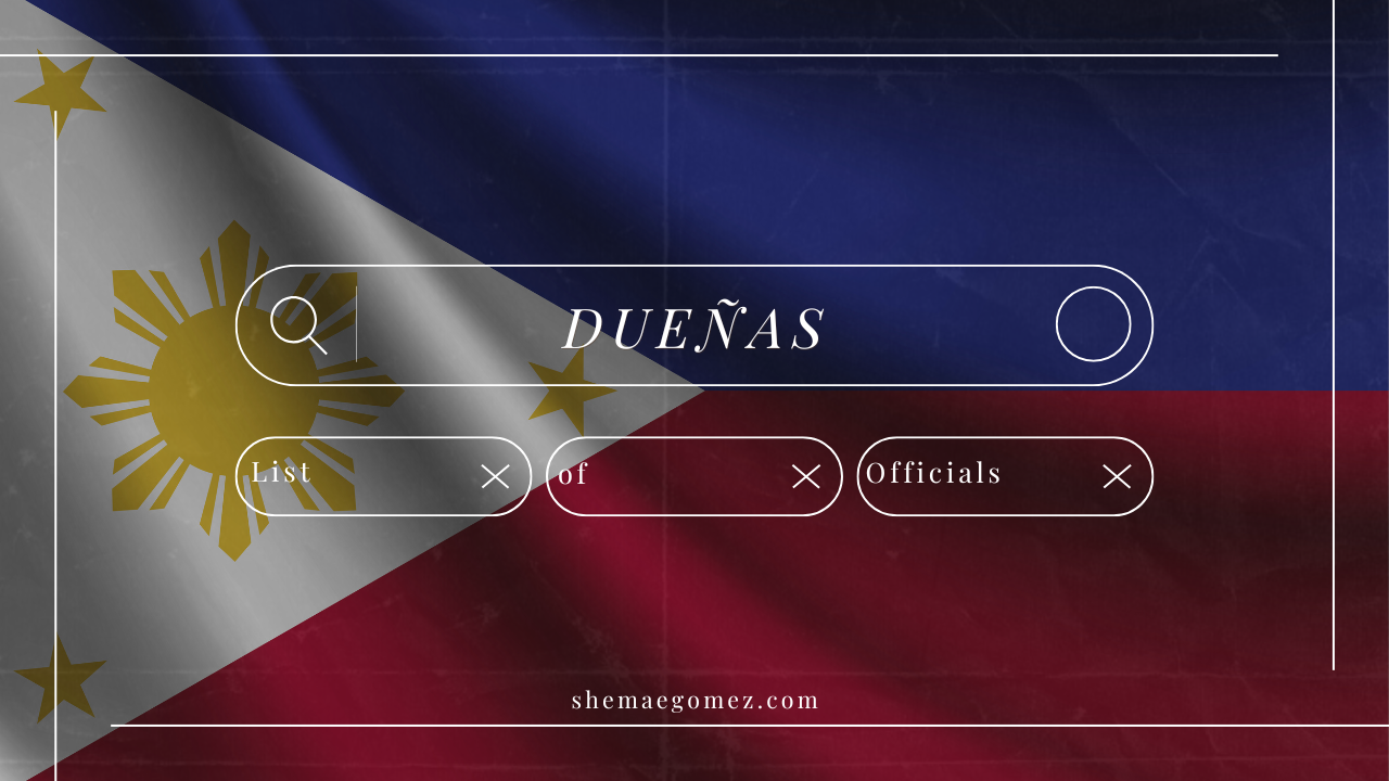 Dueñas, Iloilo Officials - Iloilo Blogger She Mae