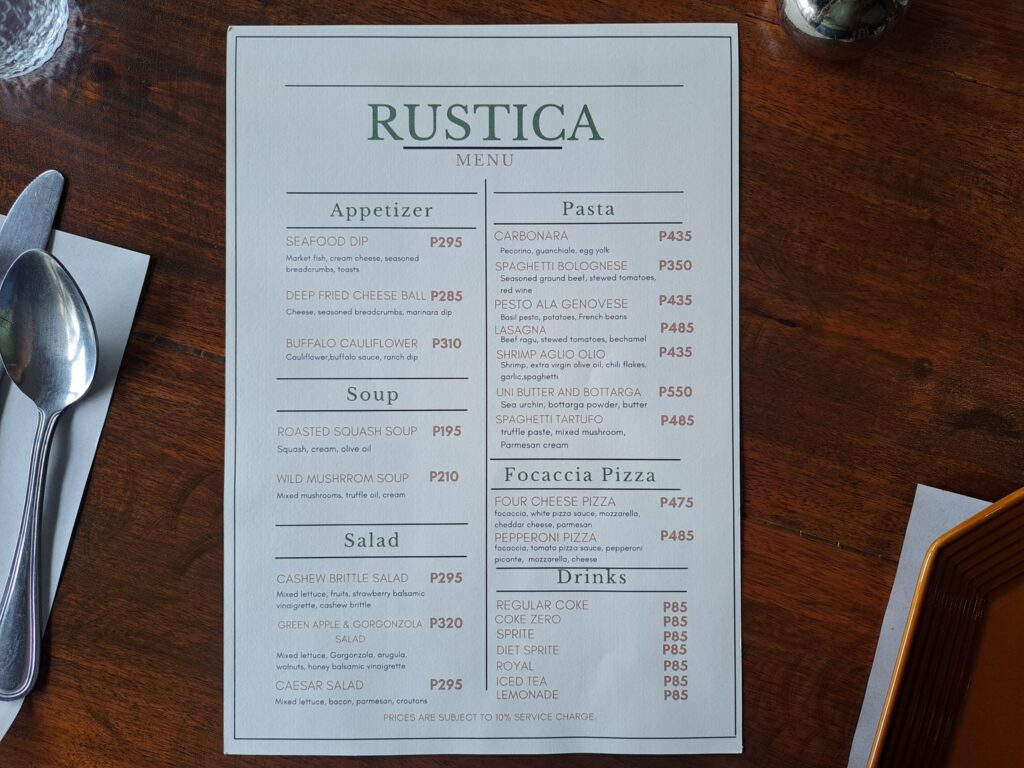 Rustica Catering Studio: Cozy Spot for Everyday Comfort Food - Iloilo ...