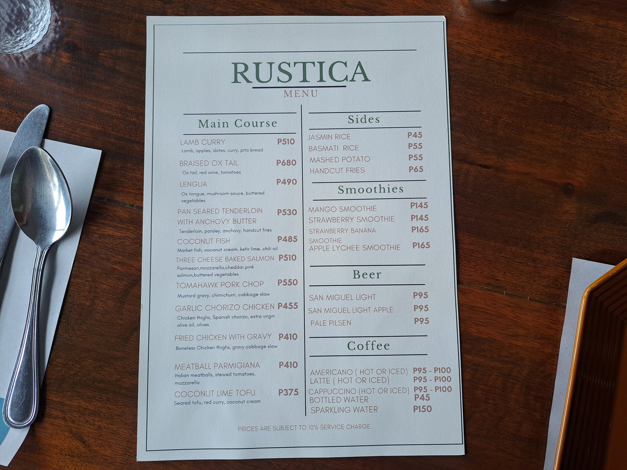 Rustica Catering Studio: Cozy Spot for Everyday Comfort Food - Iloilo ...