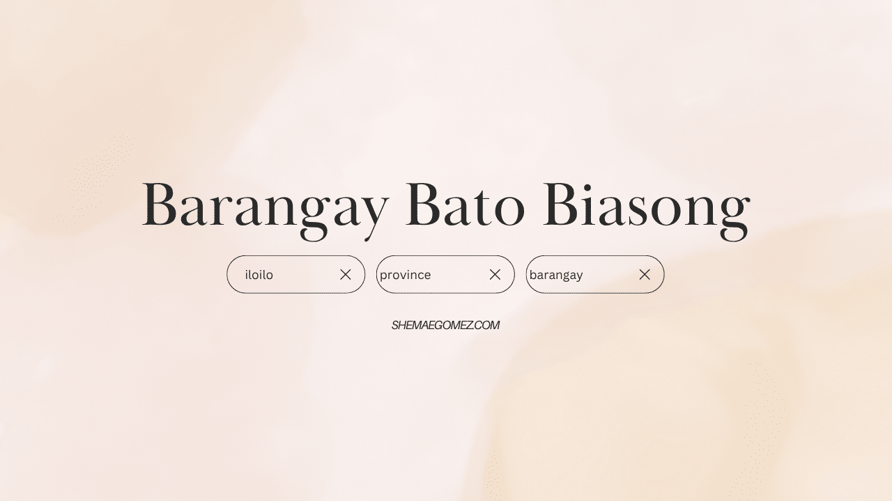 Barangay Bato Biasong (Ajuy, Iloilo) - Iloilo Blogger She Mae
